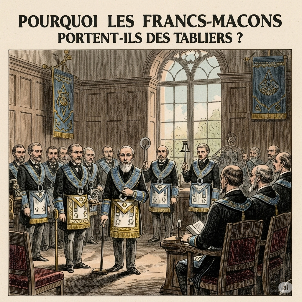 POURQUOI LES FRANCS-MACONS PORTENT-ILS DES TABLIERS ? REPONSE DE LA ...