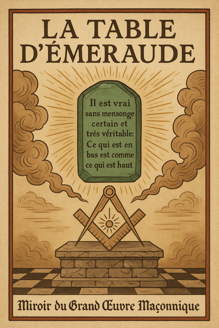 LA TABLE D’EMERAUDE ET LA FRANC-MACONNERIE - GADLU.INFO - WEB MACONNIQUE - FRANC-MACONNERIE