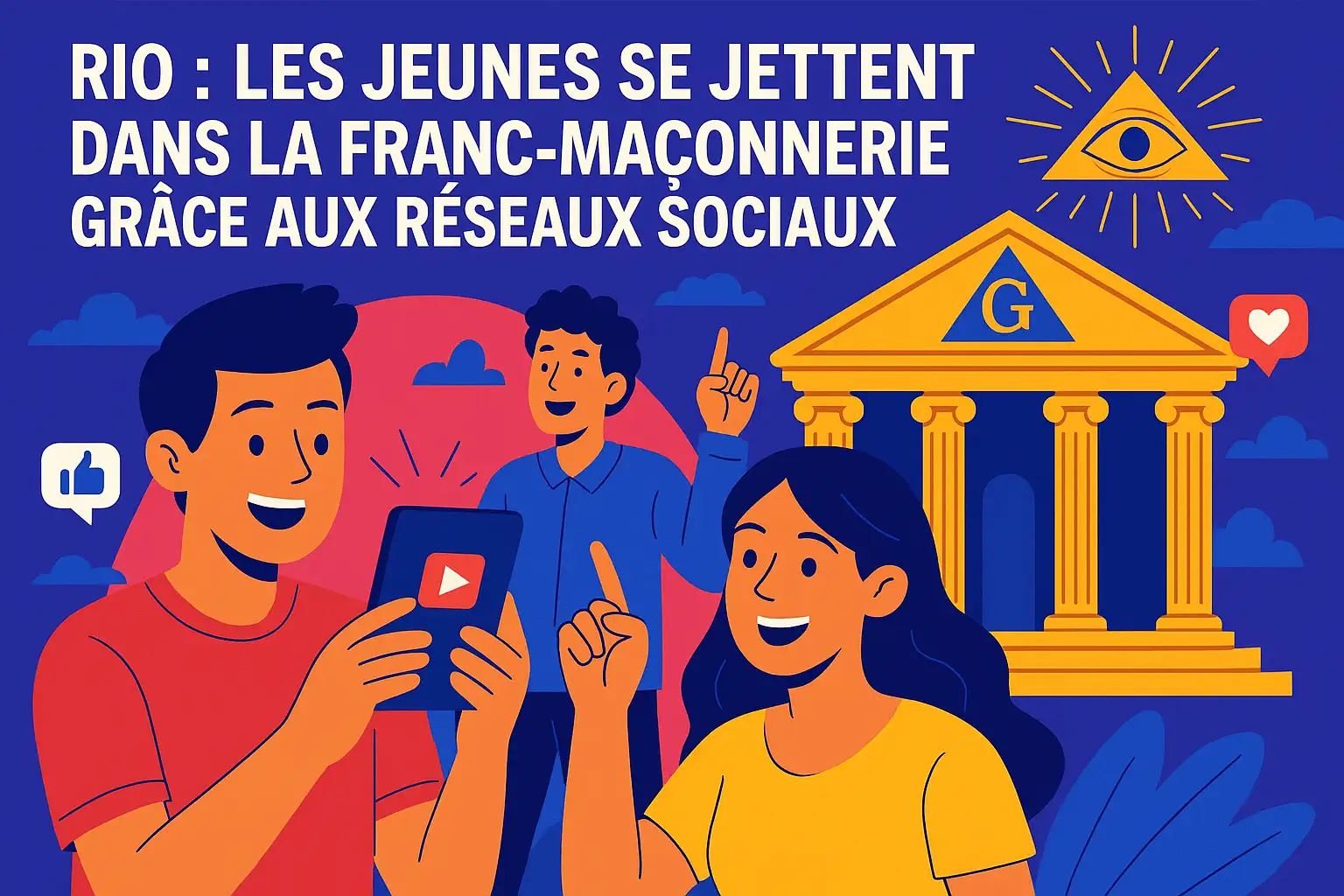 RIO : LES JEUNES SE JETTENT DANS LA FRANC-MAÇONNERIE GRÂCE AUX RÉSEAUX ...