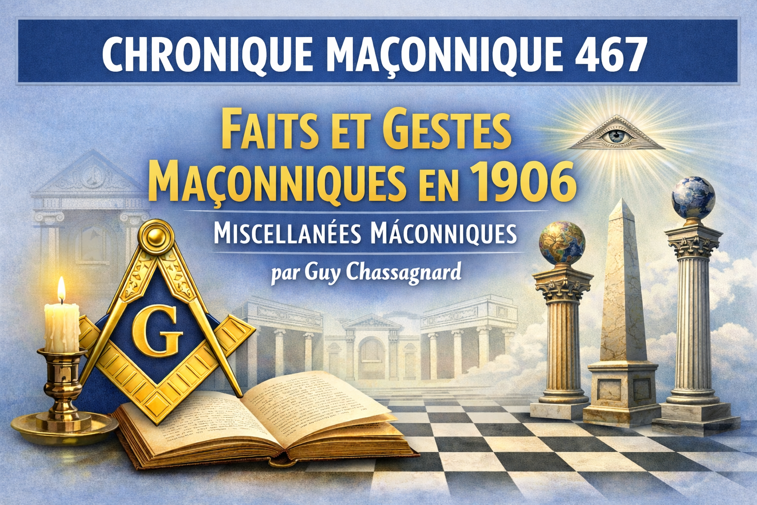 CHRONIQUE MACONNIQUE 467 – FAITS ET GESTES MACONNIQUES EN1906 - GADLU ...