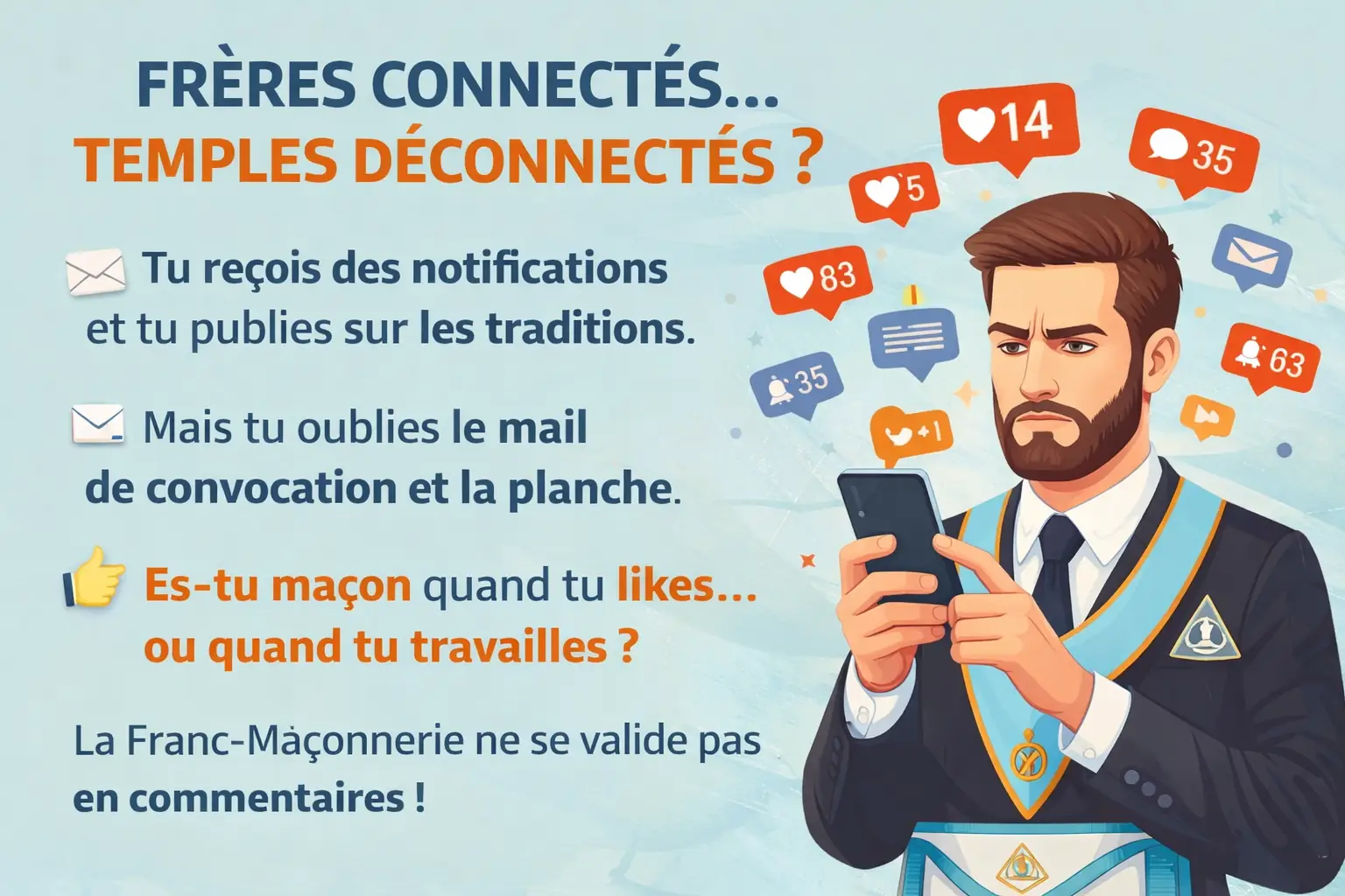 FRÈRES CONNECTÉS, TEMPLES DÉCONNECTÉS ? - GADLU.INFO - WEB MACONNIQUE ...
