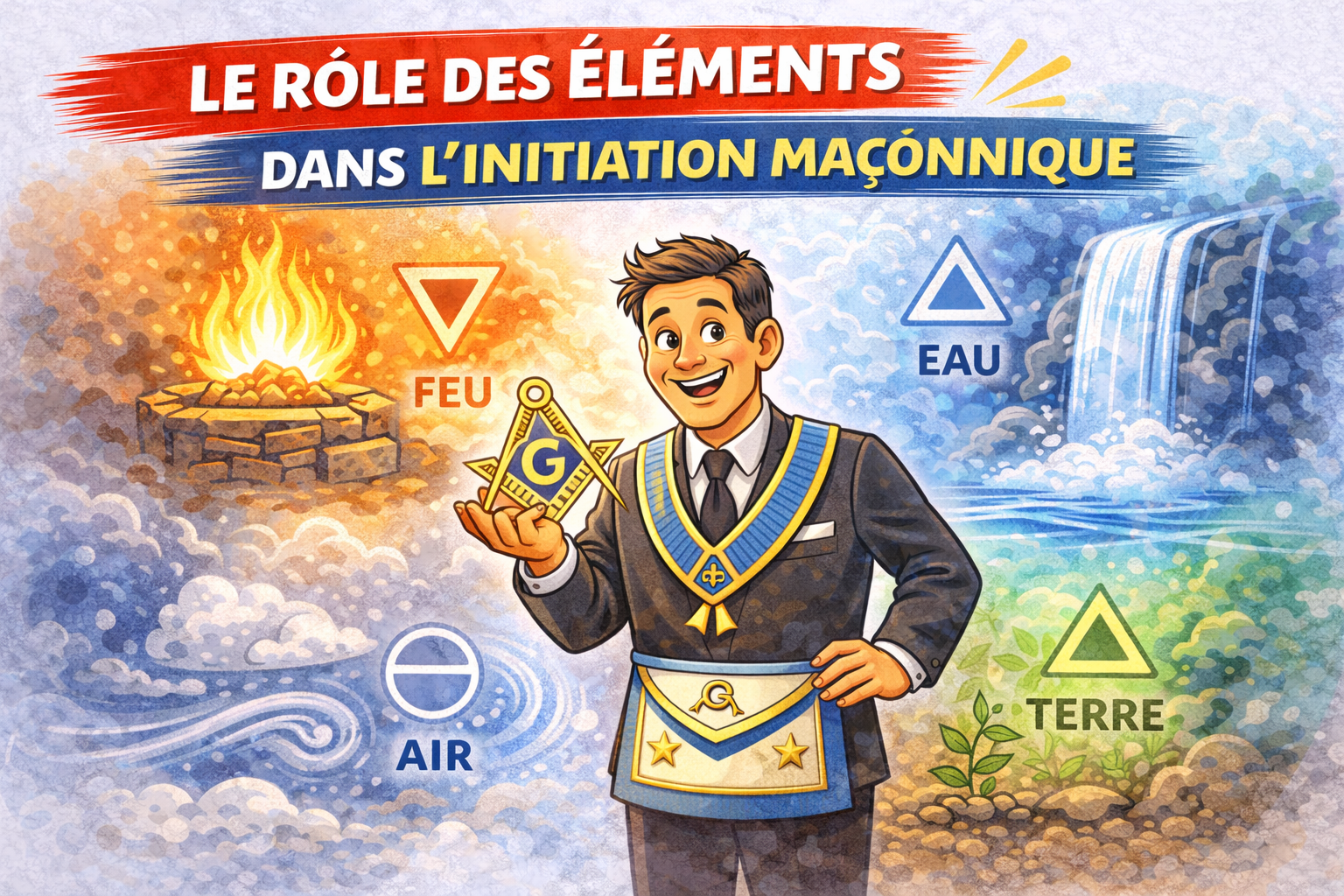 LE RÔLE DES ÉLÉMENTS DANS L’INITIATION MAÇONNIQUE - GADLU.INFO - WEB ...