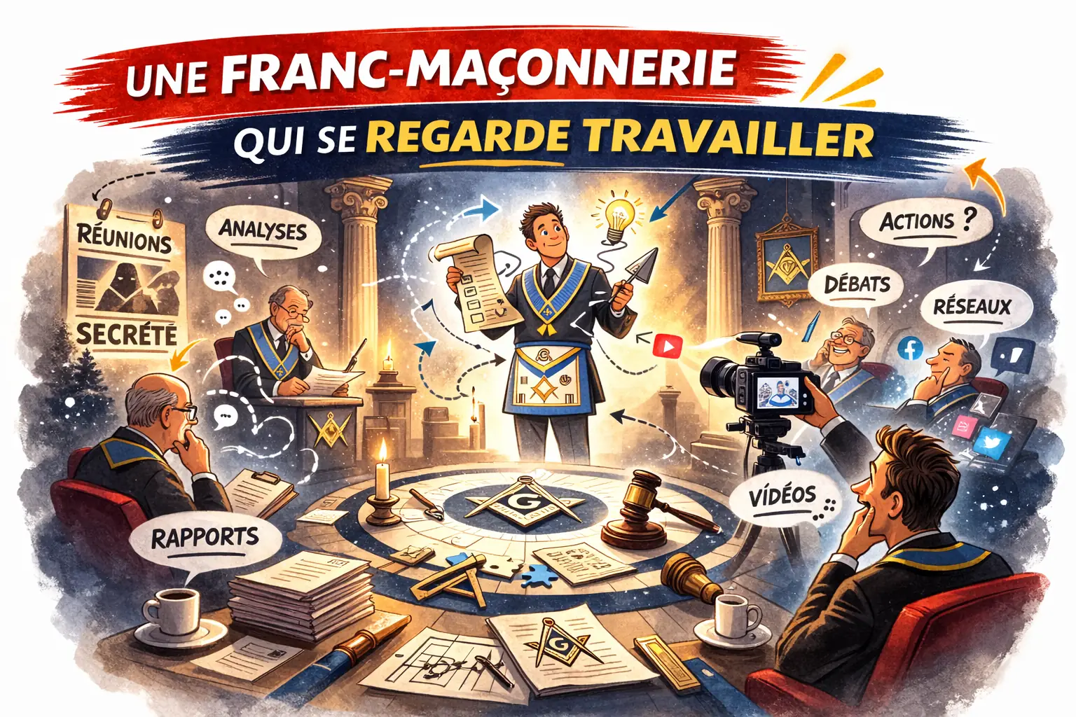 UNE FRANC-MAÇONNERIE QUI SE REGARDE TRAVAILLER - GADLU.INFO - WEB ...
