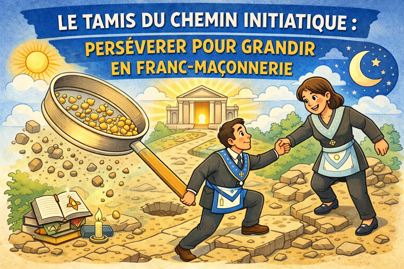 LE TAMIS DU CHEMIN INITIATIQUE : PERSÉVÉRER POUR GRANDIR EN FRANC ...
