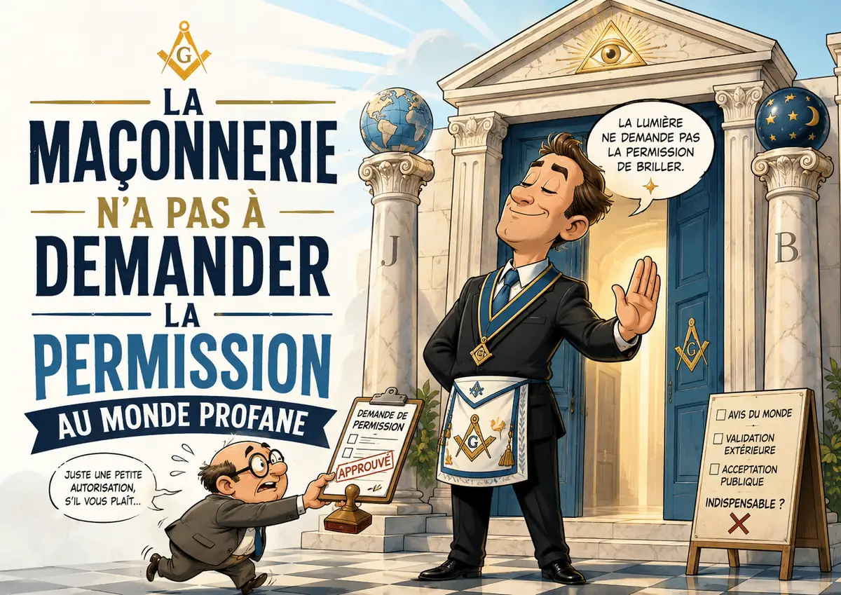 LA MAÇONNERIE N’A PAS À DEMANDER LA PERMISSION AU MONDE PROFANE - GADLU ...