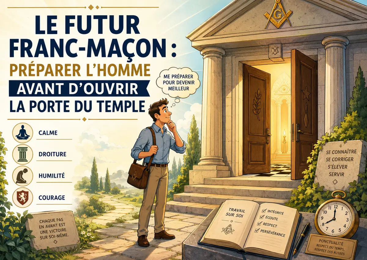 LE FUTUR FRANC-MAÇON : PRÉPARER L’HOMME AVANT D’OUVRIR LA PORTE DU ...
